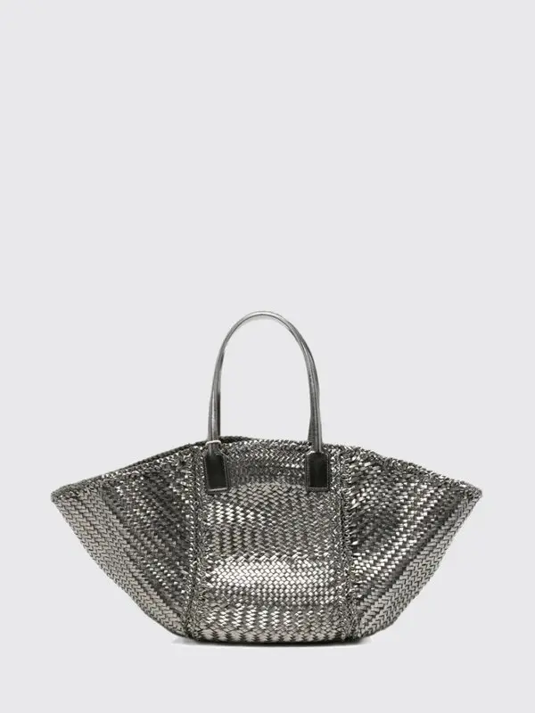 Dragon Diffusion Woven Leather Shoulder Bag - Green
