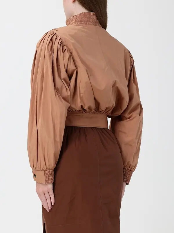 Chloé Cotton Poplin Cropped Jacket - Beige