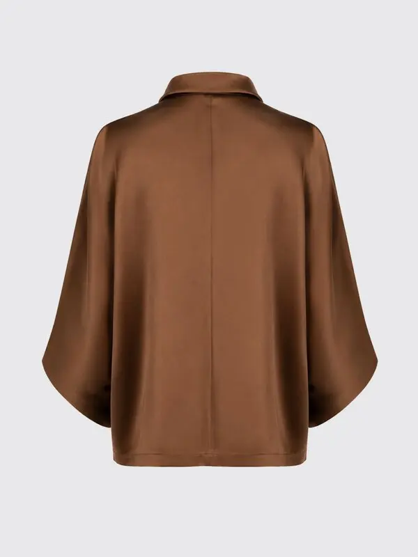 Alberta Ferretti Silk Pussybow Blouse