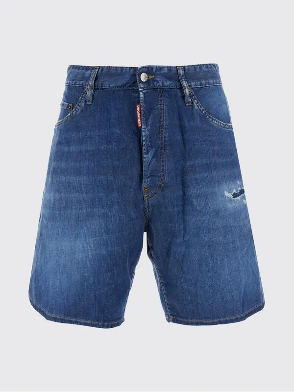 Dsquared2 Stretch Denim Shorts - Blue