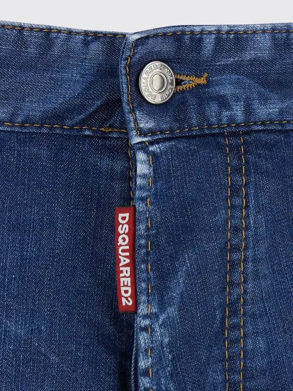 Dsquared2 Stretch Denim Shorts - Blue