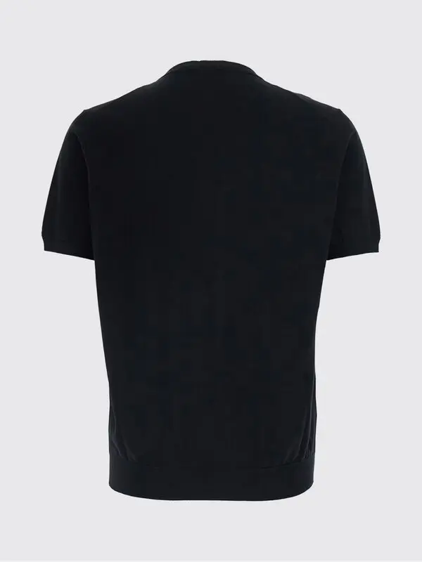KANGRA Cotton Crewneck T-shirt - Black