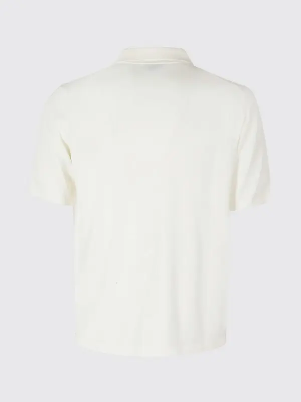 KANGRA Short-sleeved Polo Shirt Knitted In Silk And Cashmere - Butter