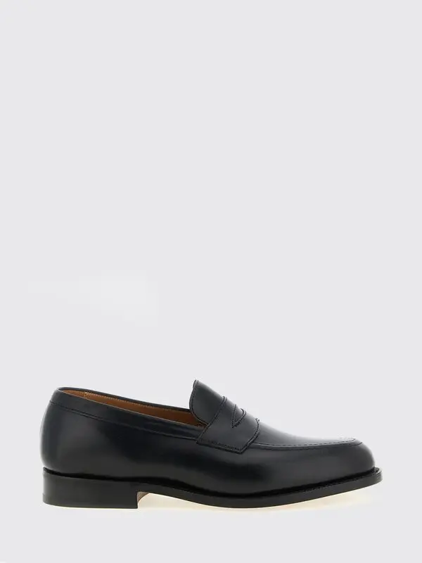TRICKER'S Harvard Smooth Leather Penny Loafers - Black