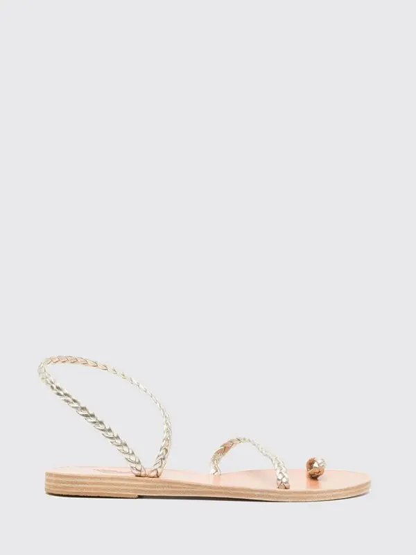 ANCIENT GREEK SANDALS Strappy Heeled Sandals - Silver