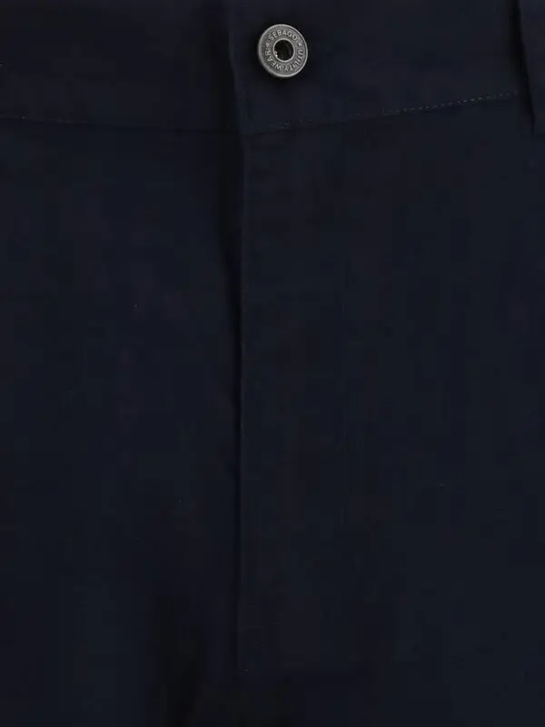 SEBAGO Mid-rise Slim Fit Trousers In Stretch Cotton - Blue