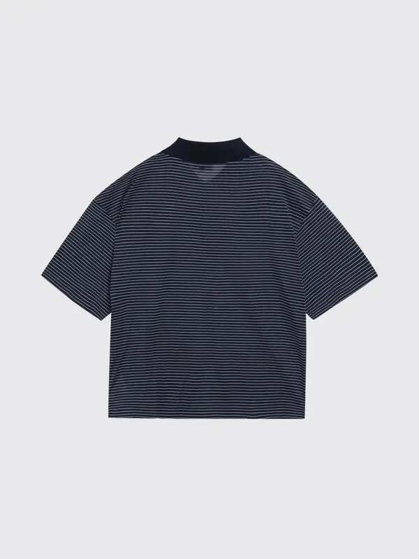 AMI Paris Relaxed Fit Polo Shirt In Cotton With A Classic Collar