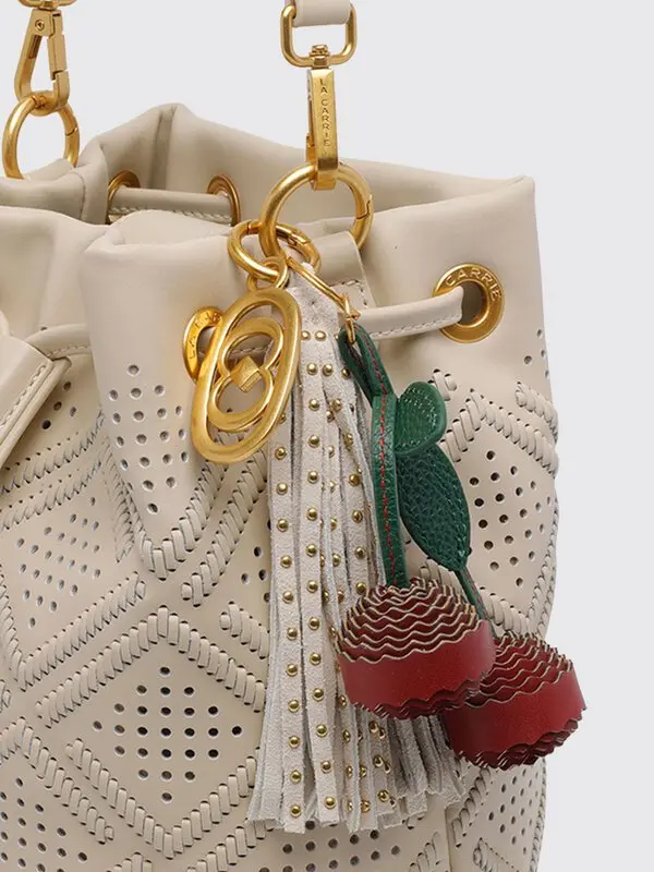 LA CARRIE Bucket Bag - White