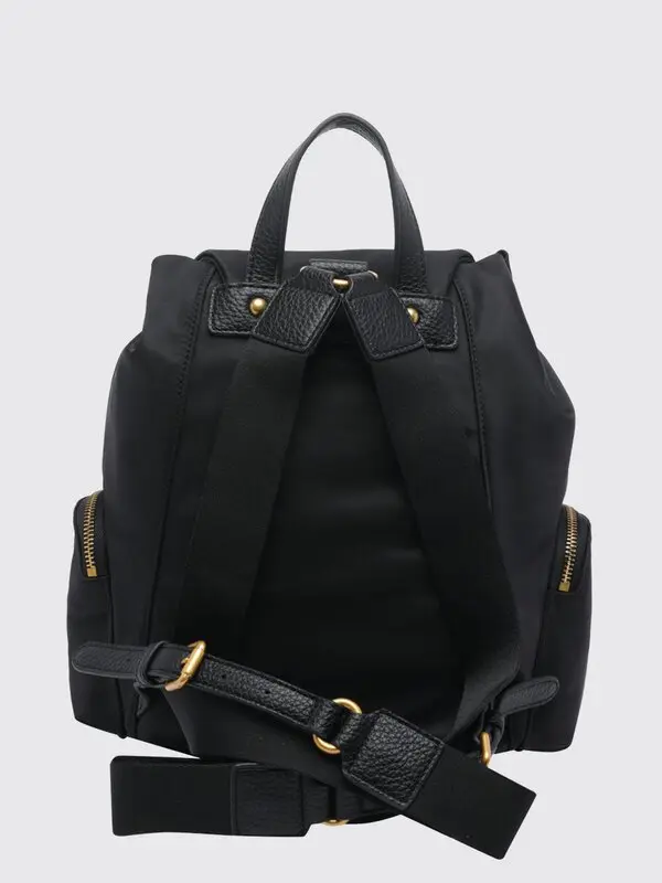 LA CARRIE Dark Wave Nylon Backpack With Flap And Buckle Closure