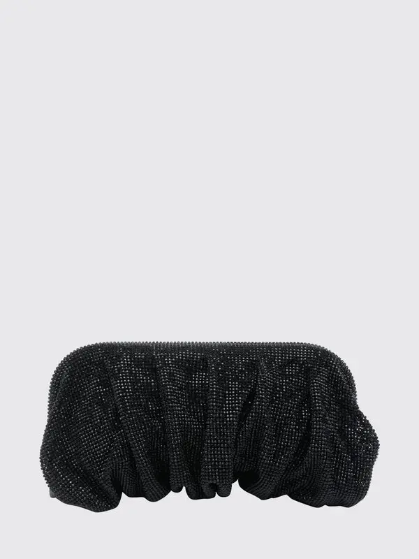 Benedetta Bruzziches Venus La Grande Draped Crystal Mesh Clutch