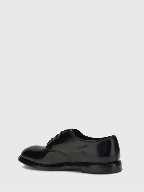 Premiata Smooth Calfskin Leather Derby Lace-up Shoes