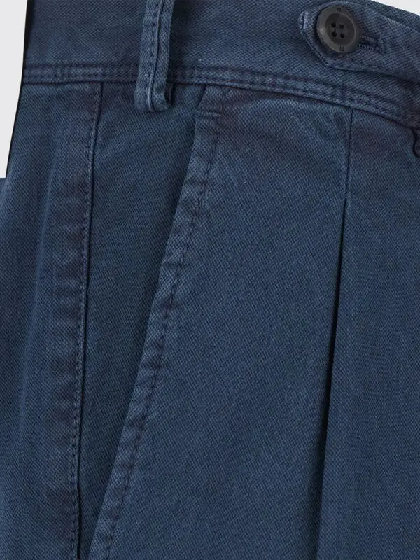 PT TORINO Slim Fit Cotton Chino Trousers With Slash Pockets