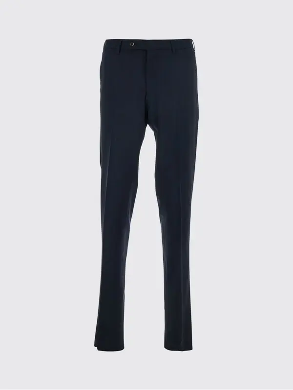 PT TORINO Slim Fit Tailored Virgin Wool Trousers