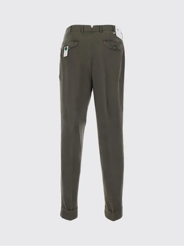 PT TORINO Slim Fit Linen And Cotton Blend Chino Trousers