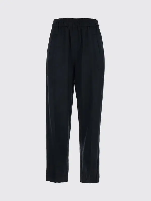 TELA Slim Fit Virgin Wool-blend Skinny Trousers With Elastic Waist