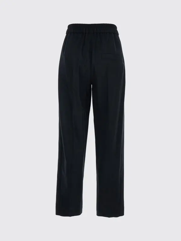 TELA Slim Fit Virgin Wool-blend Skinny Trousers With Elastic Waist