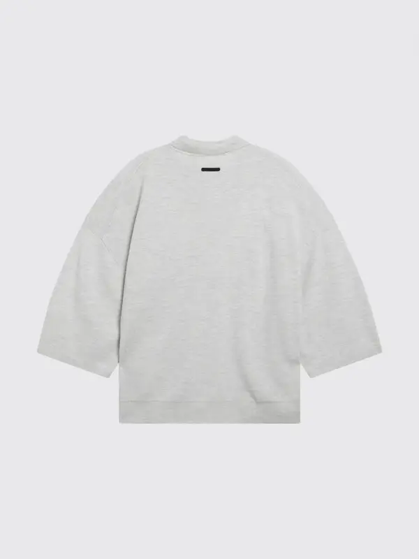 Fear Of God Long-sleeved Merino Wool Polo Shirt With Logo And Relaxed Fit