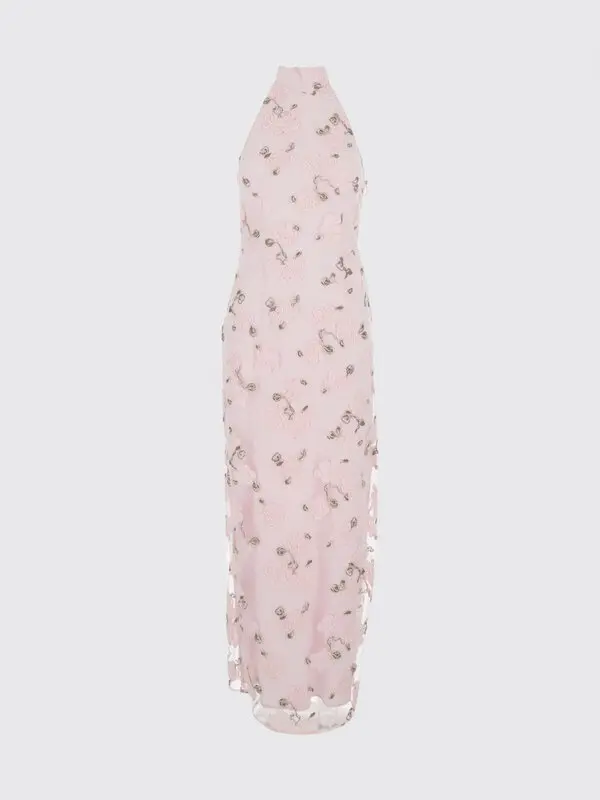 ROTATE BY BIRGER CHRISTENSEN Embellished Maxi Dress