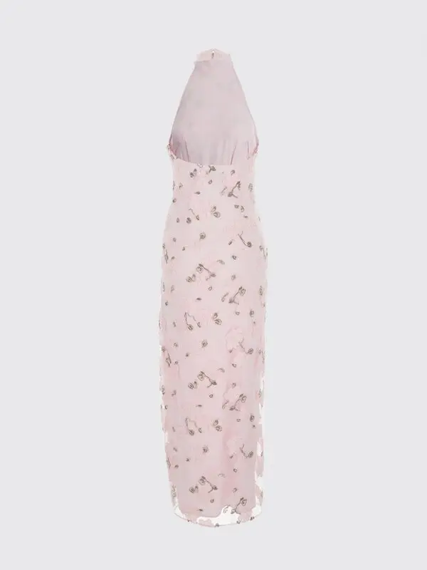 ROTATE BY BIRGER CHRISTENSEN Embellished Maxi Dress