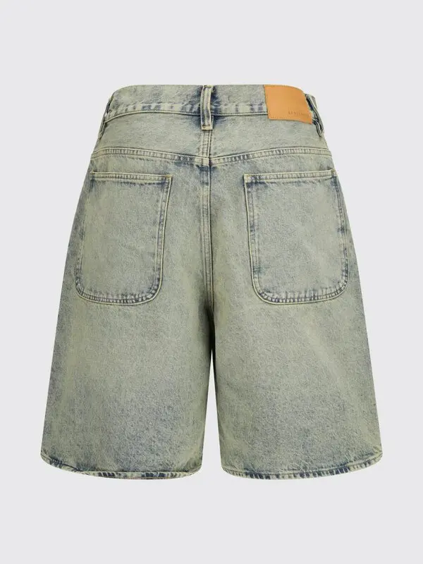SUNFLOWER 5-pocket Cotton Denim Knee-length Shorts