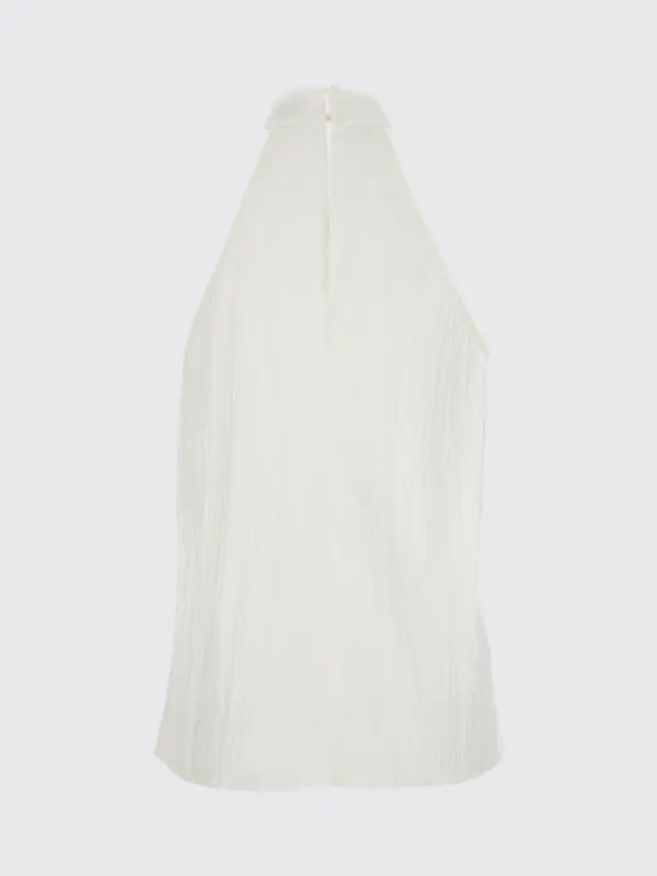 TELA Sleeveless Turtleneck Top In A Cotton Blend With Back Closure