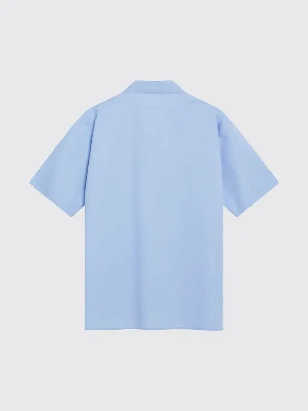 MAISON MARGIELA Striped Cotton Bowling Shirt With Short Sleeves