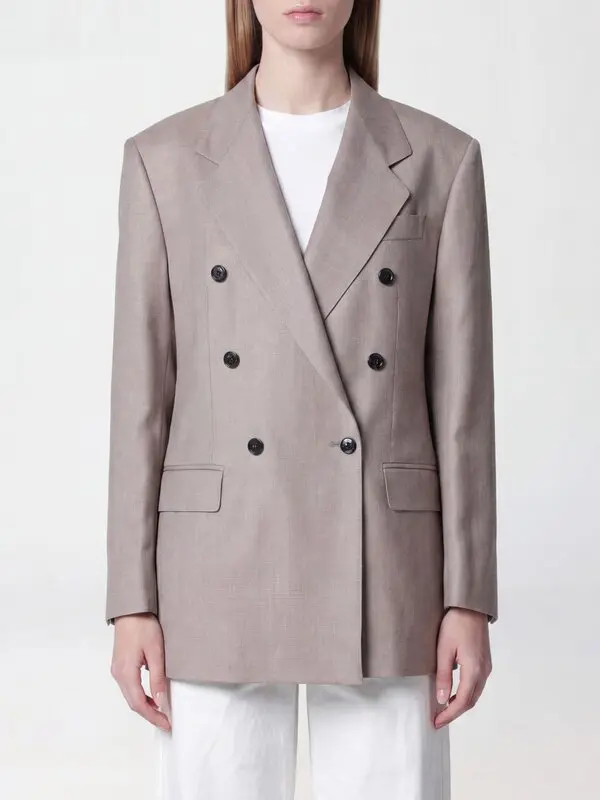 Tagliatore Double-breasted Blazer With Peak Lapels And Padded Shoulders
