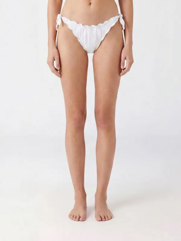MC2 SAINT BARTH Low-rise Bikini Bottoms With Adjustable Side Ties