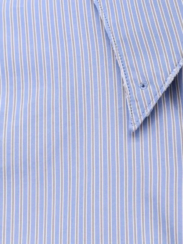 MAISON MARGIELA Striped Cotton Poplin Shirt