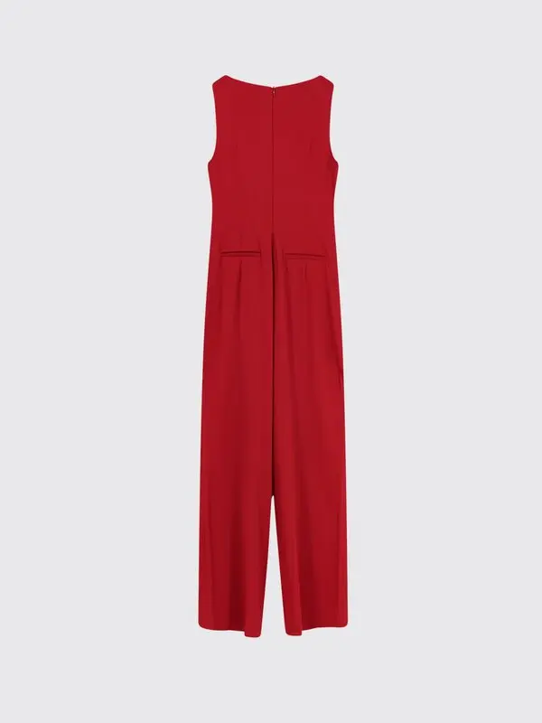 Max Mara Sleeveless Crewneck Crêpe Jumpsuit