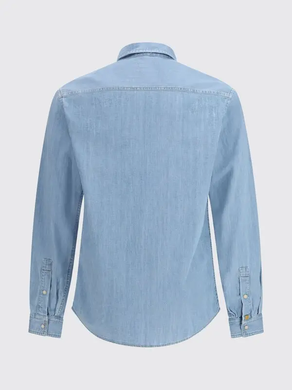 Jacob Cohen Long-sleeve Cotton Shirt With Pockets And French Collar