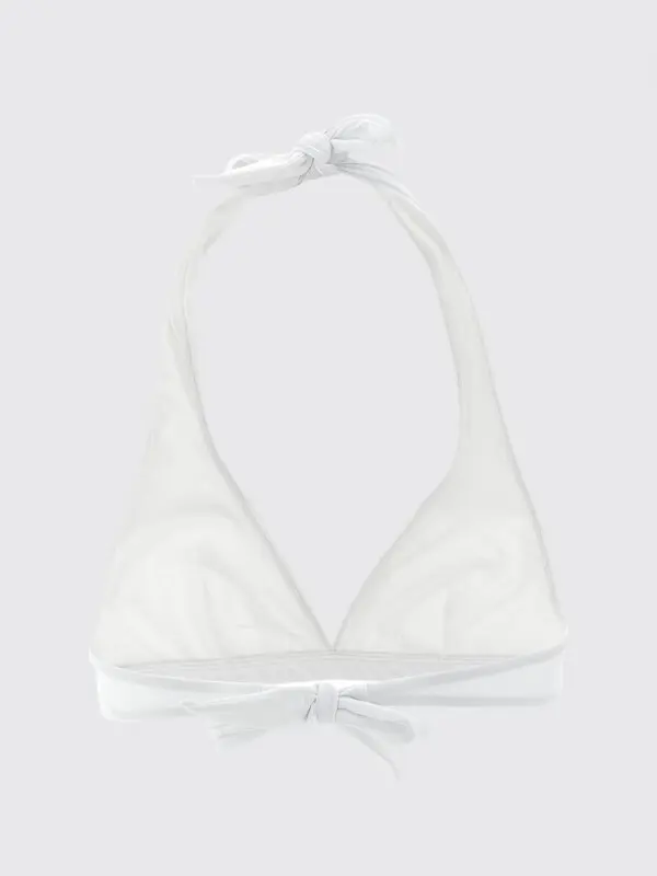 Brunello Cucinelli V-neck Bikini Top With Monili Embellishment