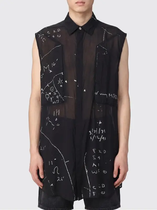 Rick Owens Graphic Print Sleeveless Shirt
