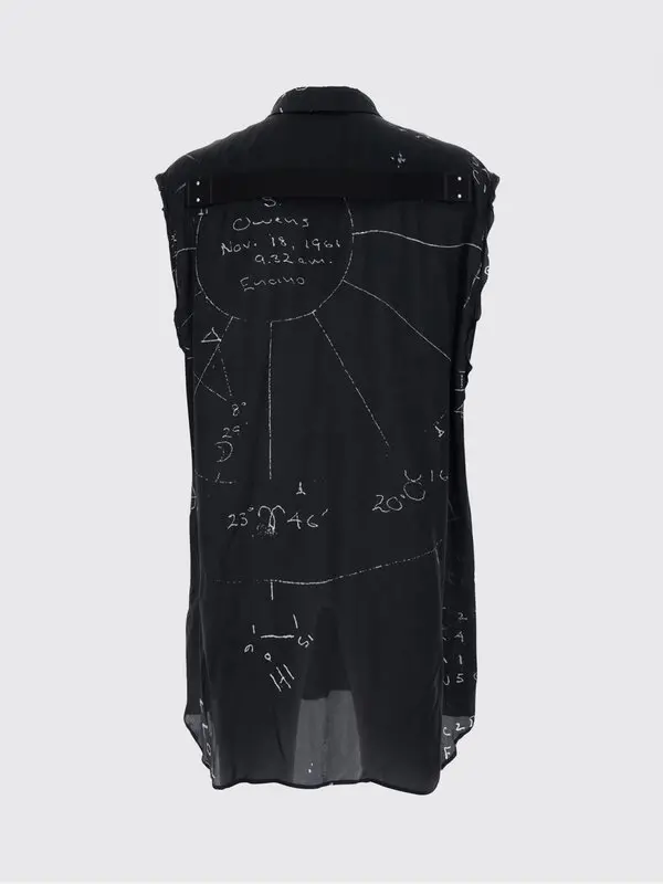 Rick Owens Graphic Print Sleeveless Shirt