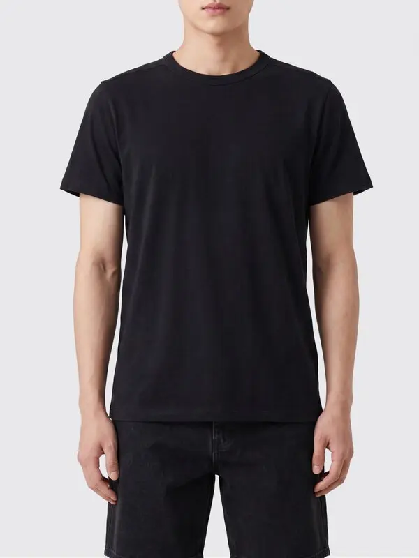 Rick Owens Crewneck T-shirt In Pure Cotton Jersey - Black
