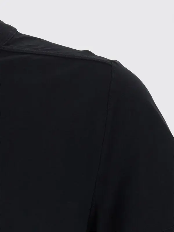 Rick Owens Crewneck T-shirt In Pure Cotton Jersey - Black