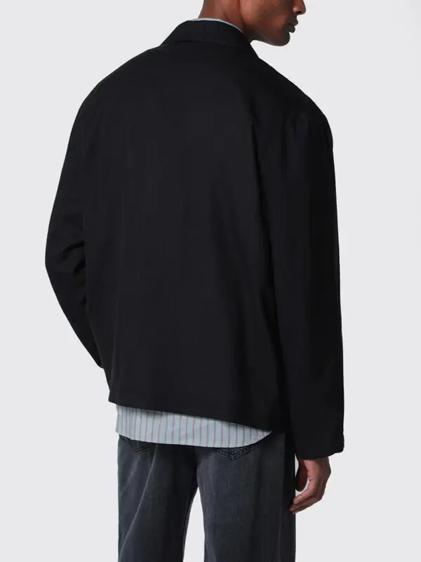 Our Legacy Relaxed Fit Nylon Zip-up Shirt Jacket