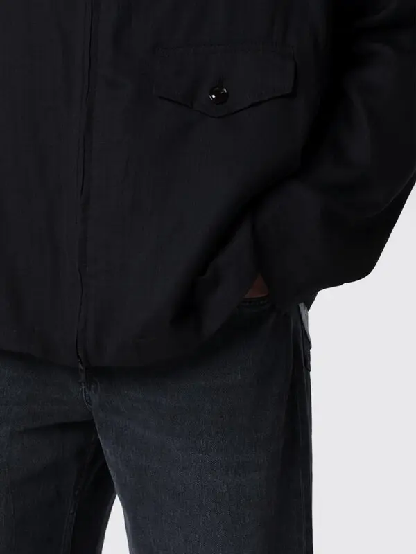 Our Legacy Relaxed Fit Nylon Zip-up Shirt Jacket