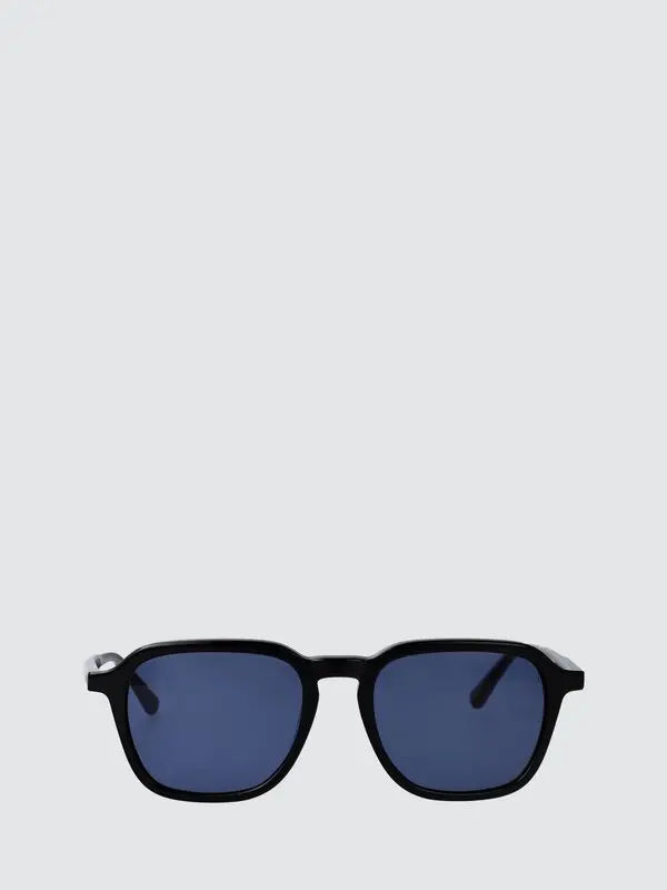Calvin Klein Aviator Acetate Sunglasses With Cr-39 Lenses - Black