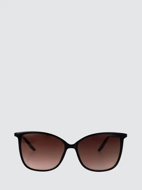 Calvin Klein Cat-eye Acetate Sunglasses With Amber Lenses