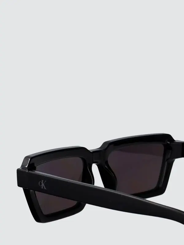 Calvin Klein Acetate Cat-eye Sunglasses With Monogram Logo - Black