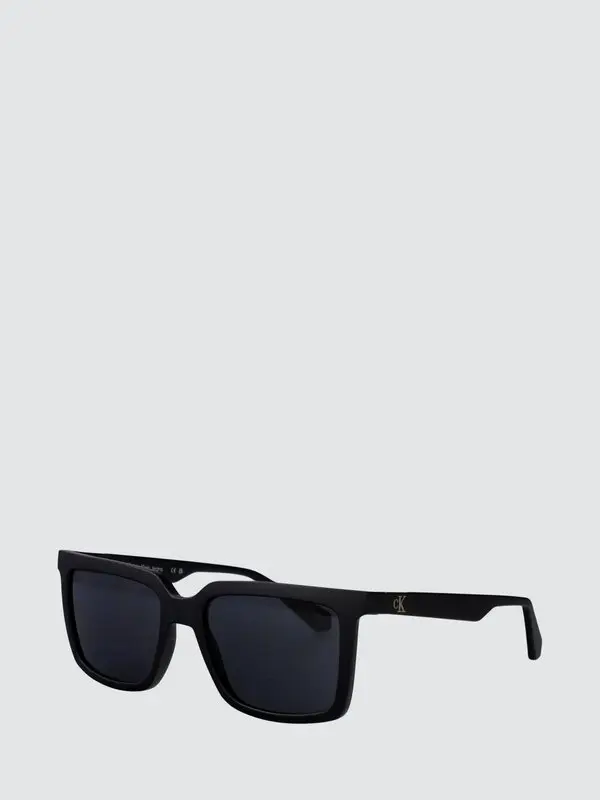 Calvin Klein Aviator Sunglasses In Acetate With Monogram