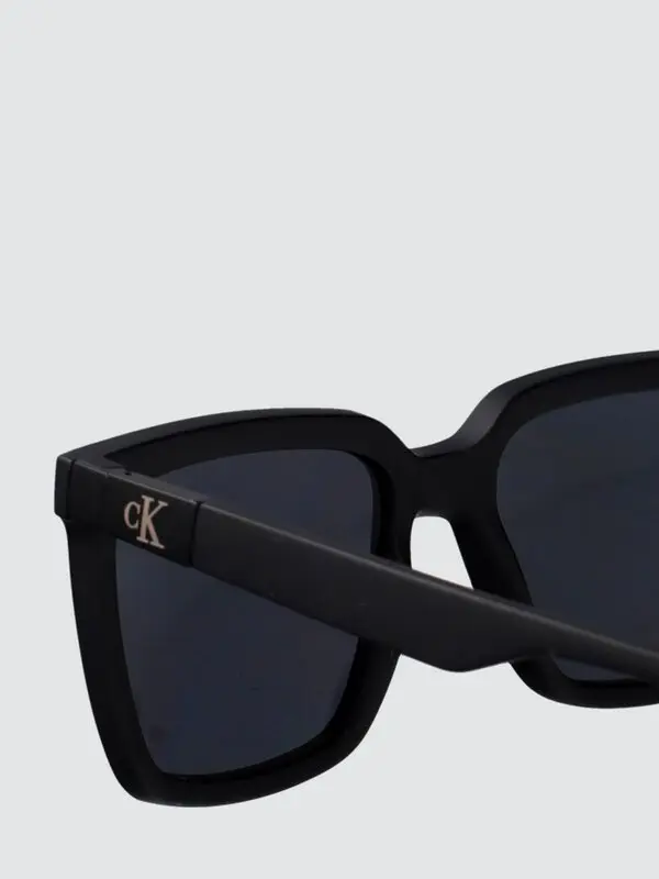 Calvin Klein Aviator Sunglasses In Acetate With Monogram