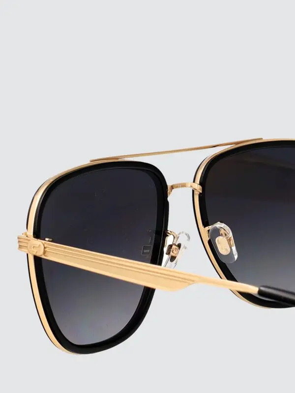 Carrera Eyewear Rectangular Metal Aviator Sunglasses