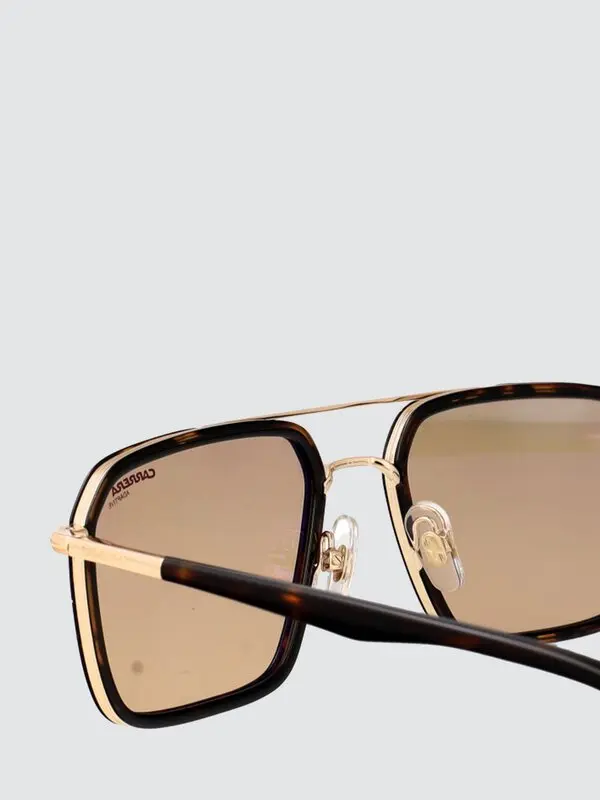 Carrera Eyewear Aviator Sunglasses In Metal With Double Bridge