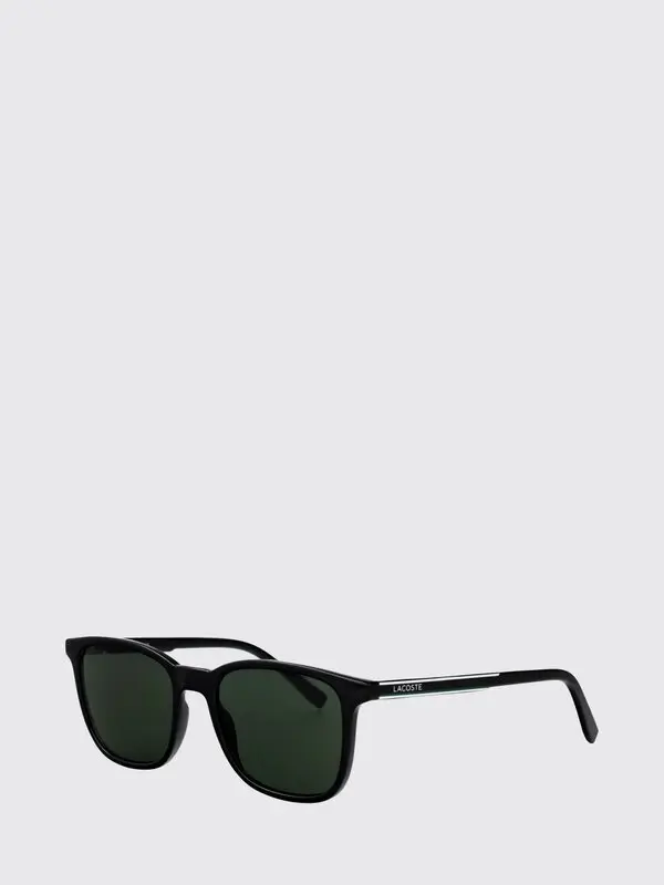 Lacoste Rectangular Frame Acetate Sunglasses - Black