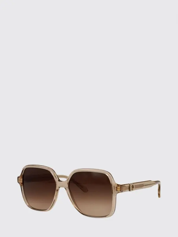 FERRAGAMO Butterfly Cat-eye Acetate Sunglasses With Gancini Logo - Sand