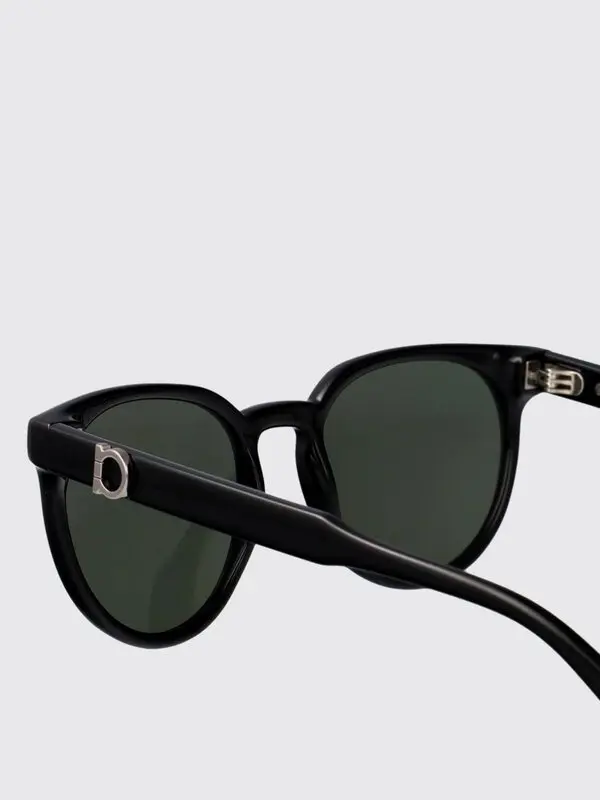 FERRAGAMO Cat-eye Acetate Sunglasses With Gancini Logo And Dark Lenses