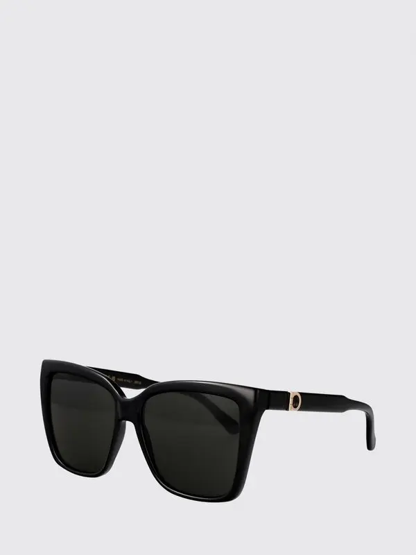 FERRAGAMO Acetate Cat Eye Sunglasses With Gancini Detail - Black