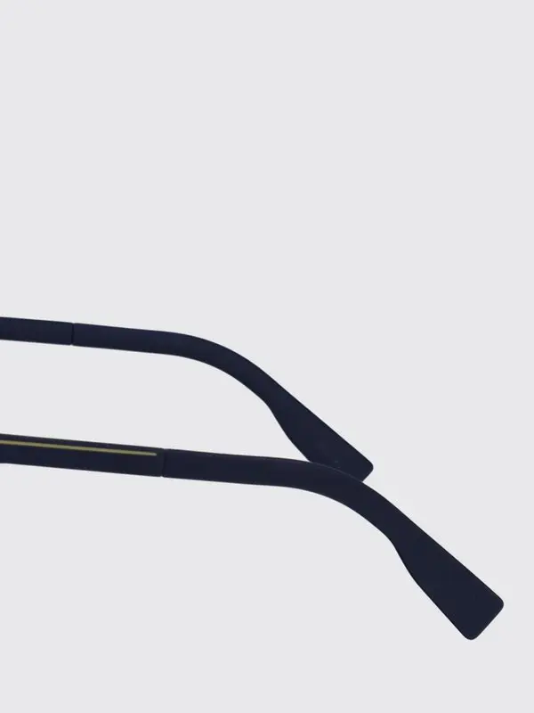Lacoste Aviator Acetate Sunglasses With Amber Lenses And Monogram Logo - Blue